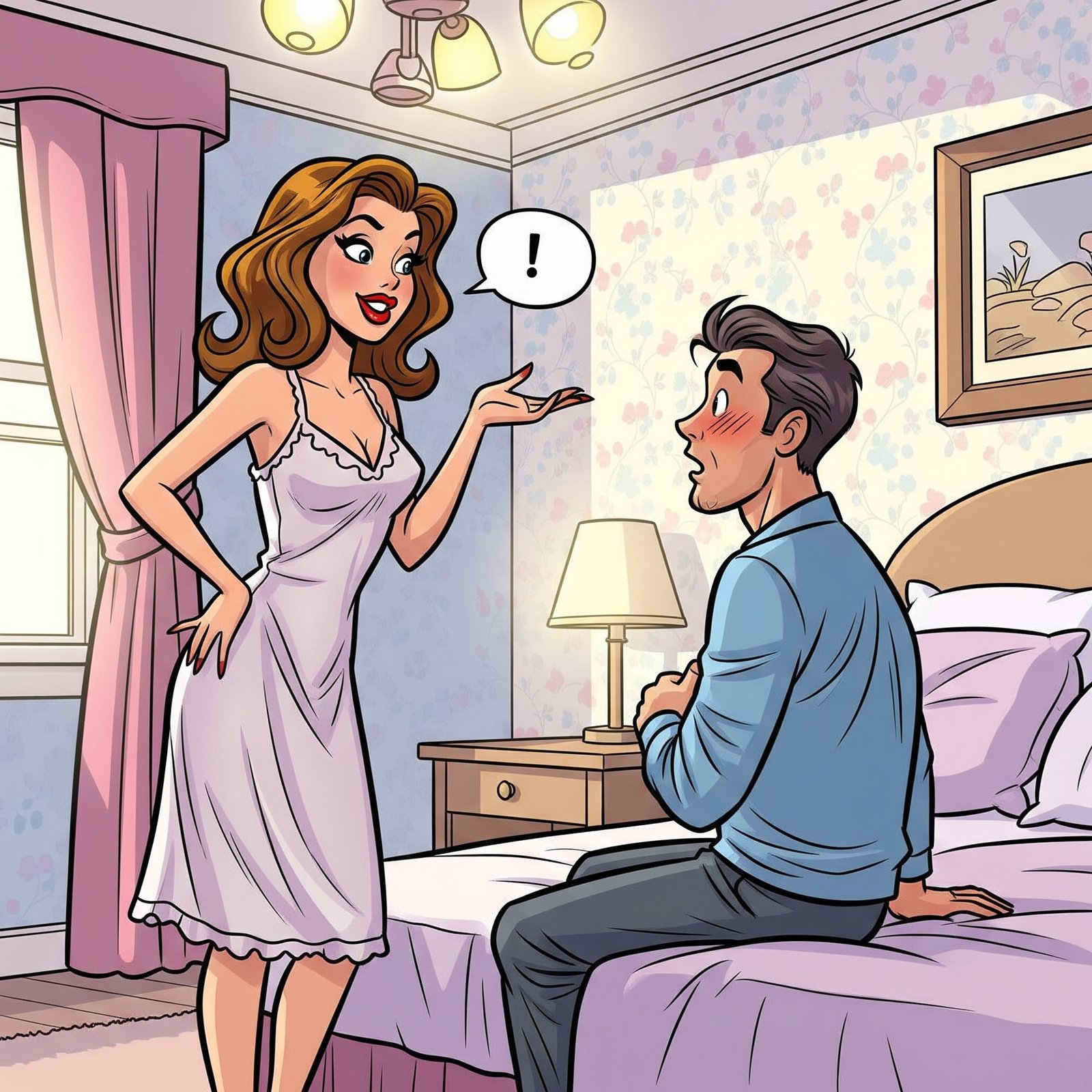 With a very seductive voice the woman asked her husband - FS And Humor Side