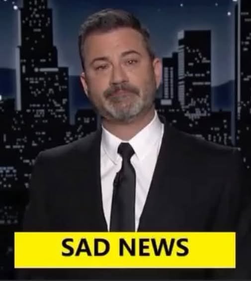 SAD NEWS Just 30 Minutes Ago, Jimmy Kimmel with tears in their eyes ...